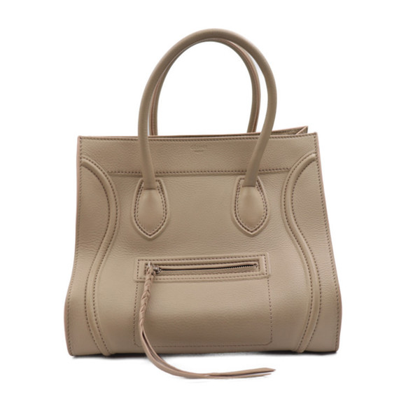 Celine | Bags | Celine Small Square Luggage Phantom Handbag Leather ...